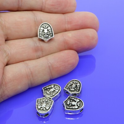 Triangular imam tibet silver 5 pcs For make prayer Prayer Beads, tesbih ...