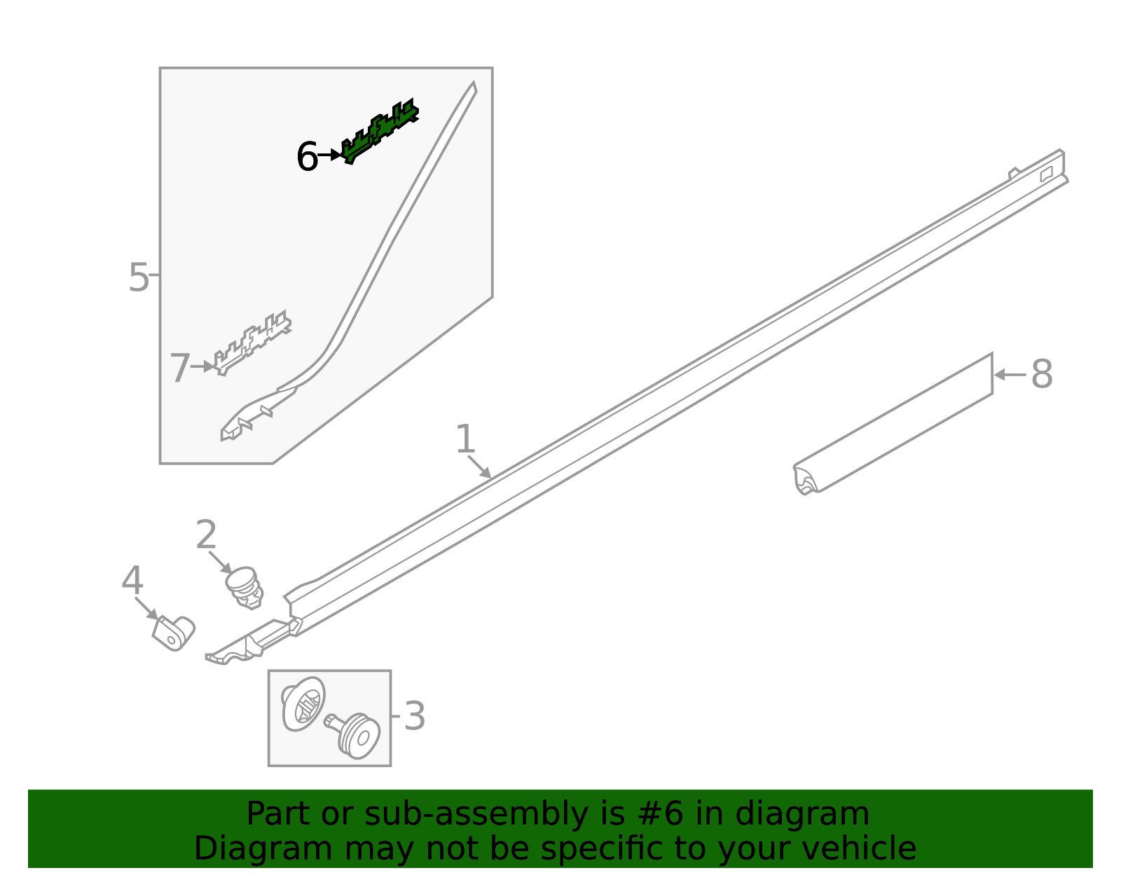 Genuine Volvo Pillar Molding Retainer Clip 31333165 for sale online | eBay