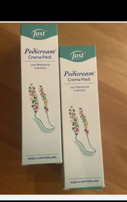 JUST CREMA PIEDI PEDICREAM 2 PEZZI DA 100 ml IDRATANTE ,EMOLLIENTE ...