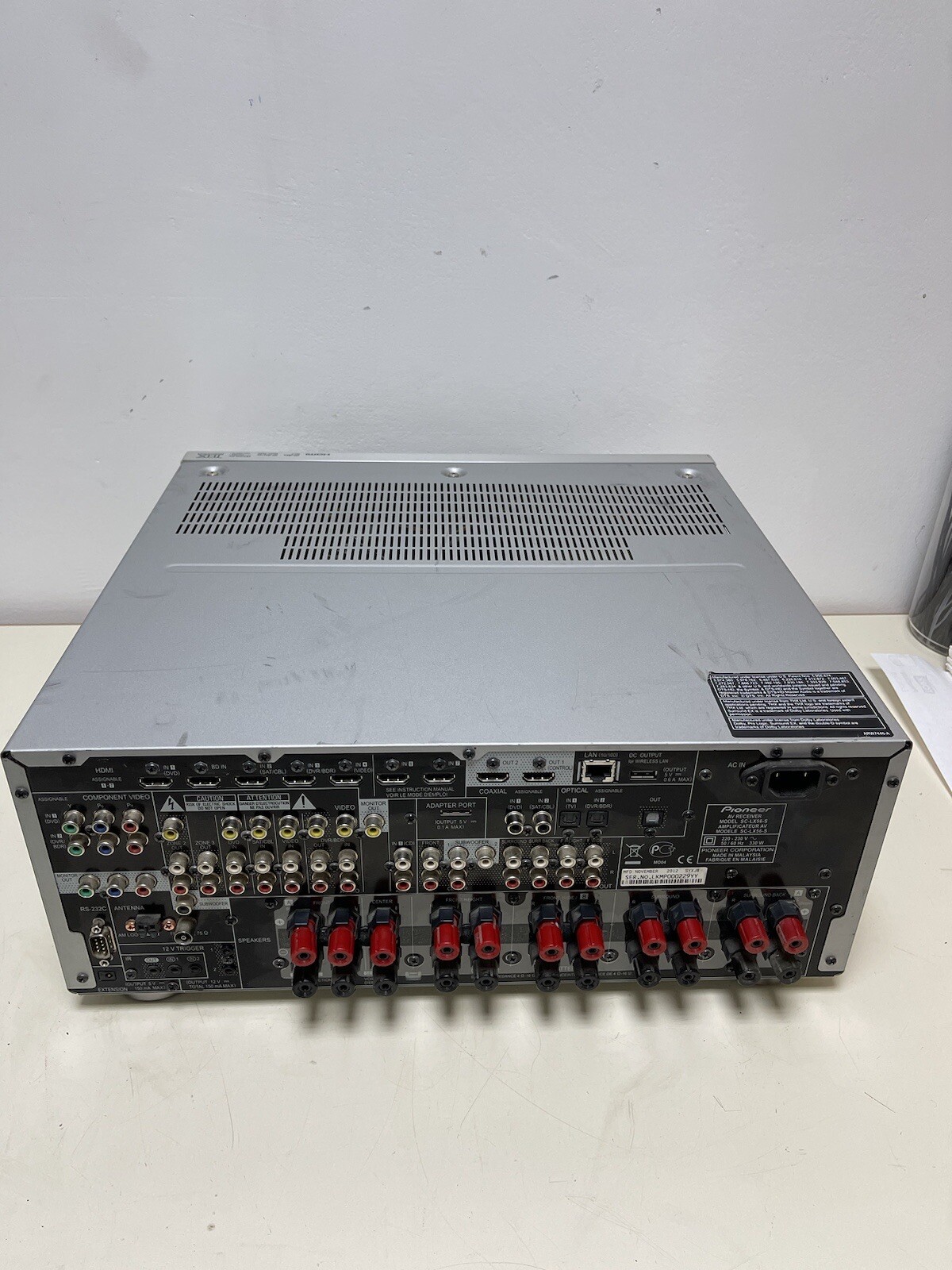 Pioneer AV Receiver SC- LX 56 9.2 Silber Defekt Fehlercode UE22 | eBay.de