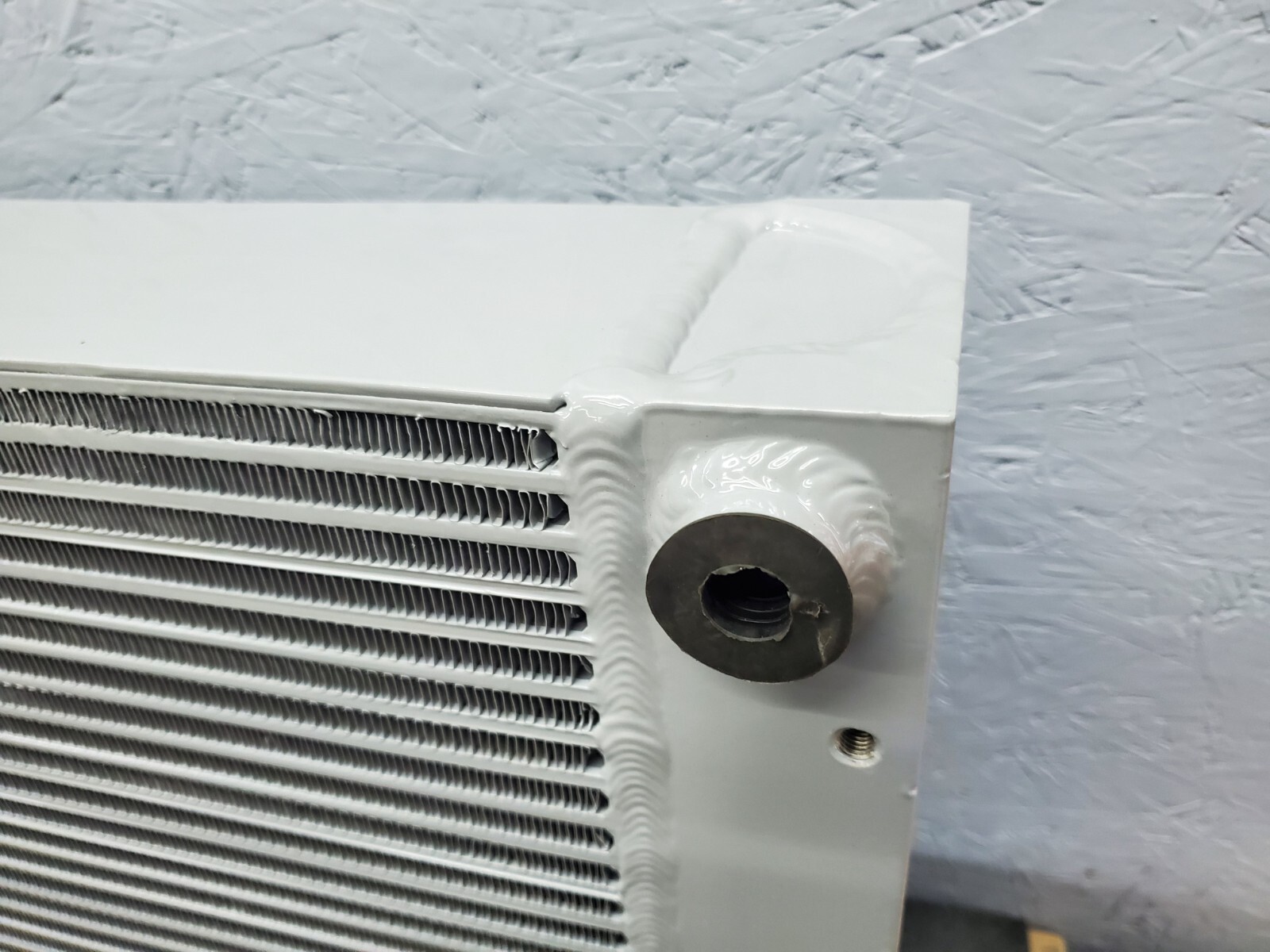 HEAVY DUTY ALUMINUM OIL COOLER, COMPRESSOR RADIATOR, 45.5" x 18"x 4.5 ...