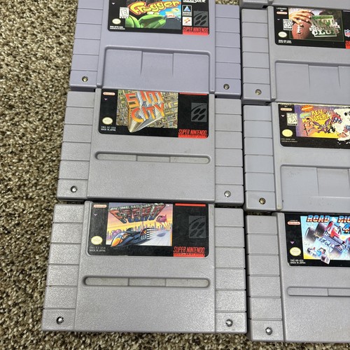Super Nintendo SNES Game Lot Tested Lot Of 10 Classic Retro Games | eBay