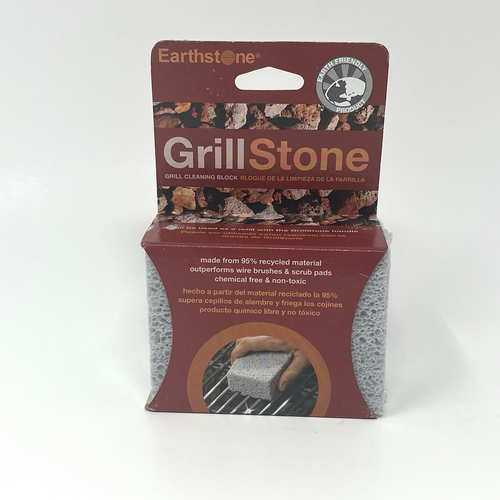 1 EarthStone Non-Toxic No Clog Grill Grate Cleaning Block Recycled ...