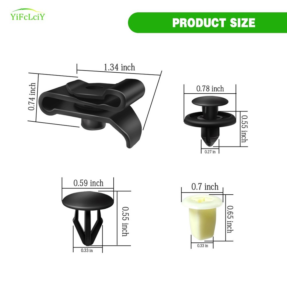 50Pcs For Toyota Prius Engine Splash Shield Skid Plate Fender Screw ...