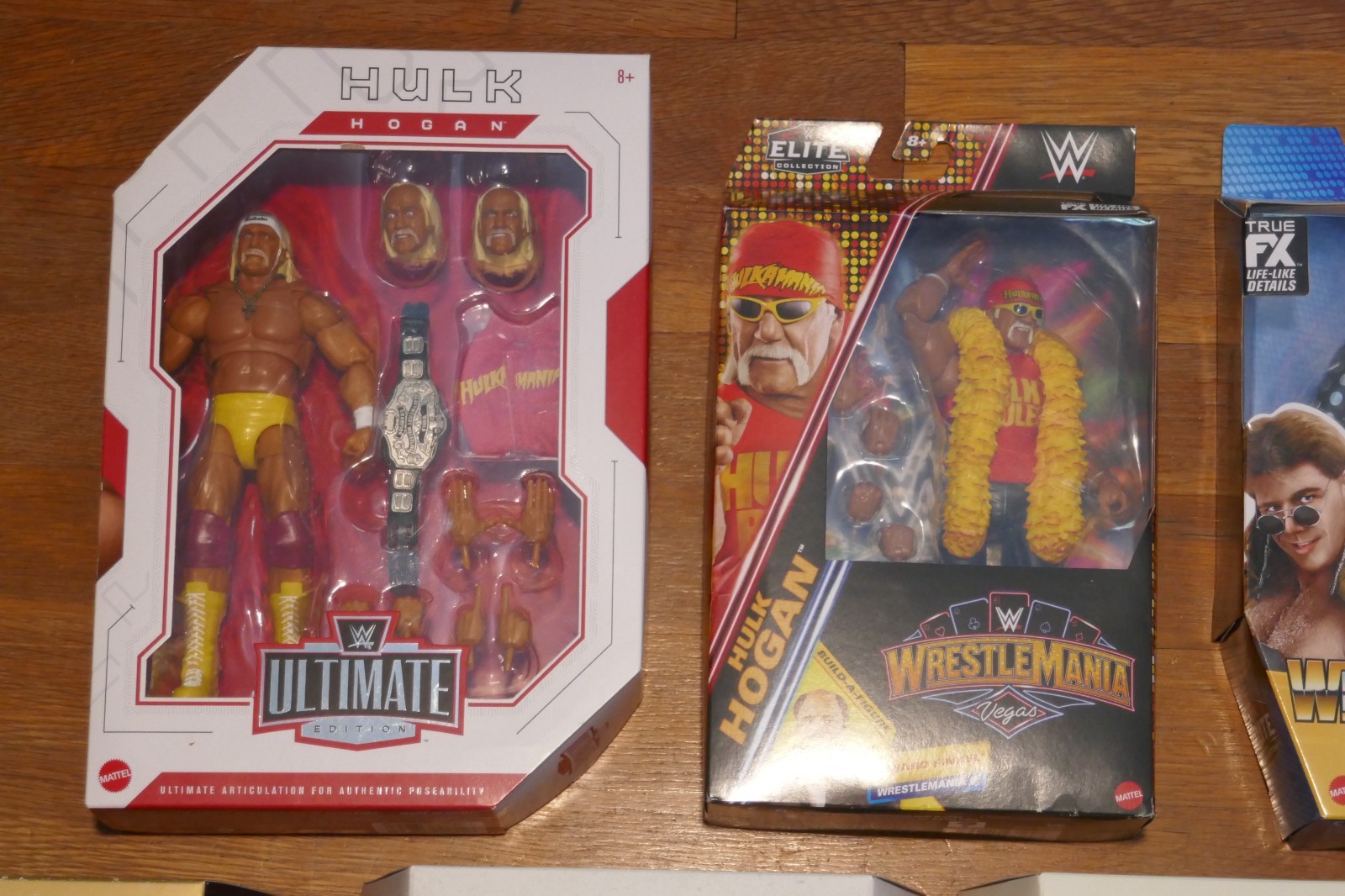 3 WWE ELITE ULTIMATE HULK HOGAN HBK SHAWN MICHAELS ACTION FIGURES | eBay