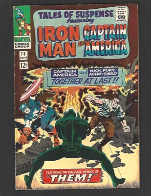 Tales of Suspense #78 VF- Iron Man Cap America 1st Nick Fury Agent ...