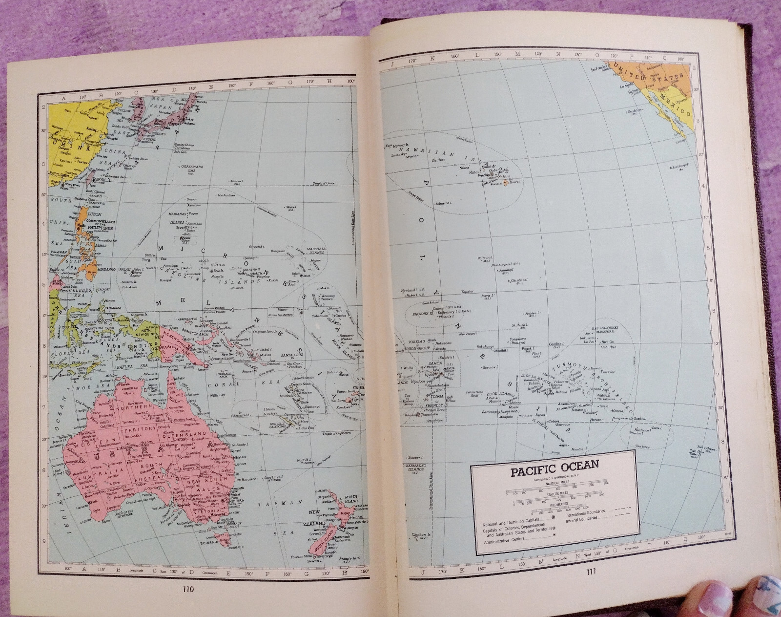 Grolier Encyclopedia Set of 11 Volumes 1944 Vintage Maroon Hardcover ...