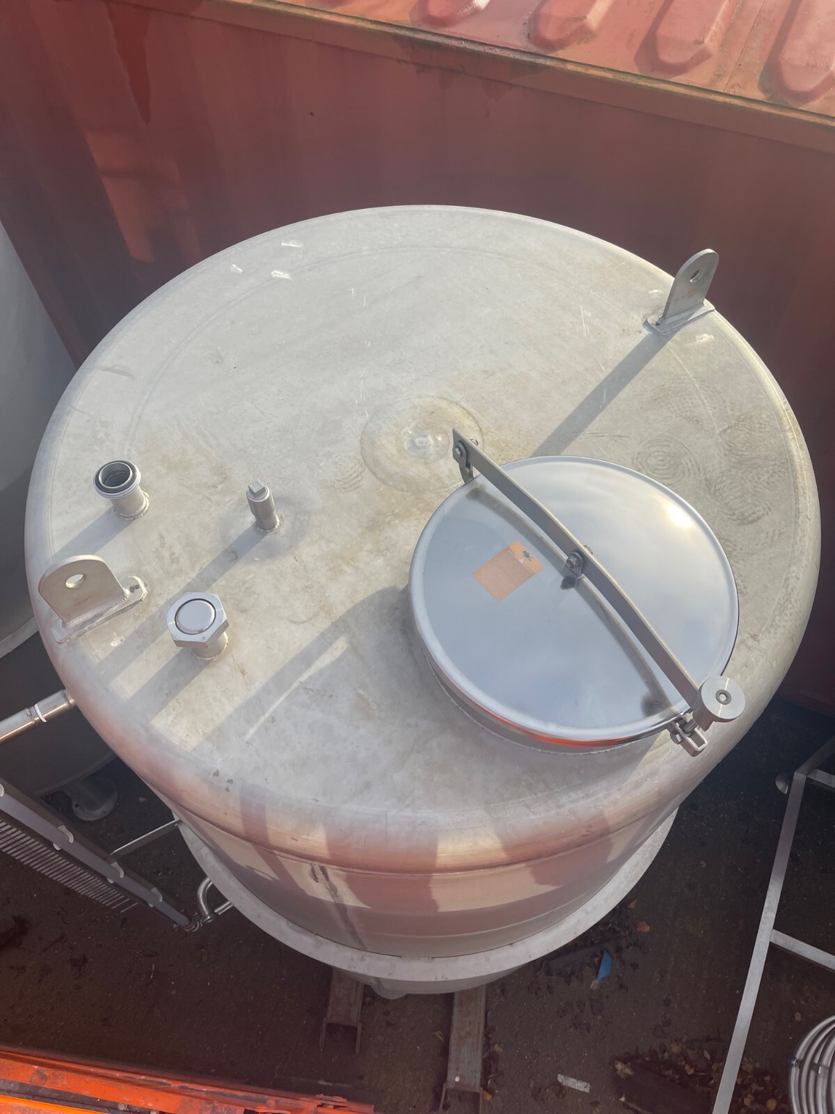 3200-3400 Food Grate Stainless Steel Tank, Storage Tank 2” bottom ...