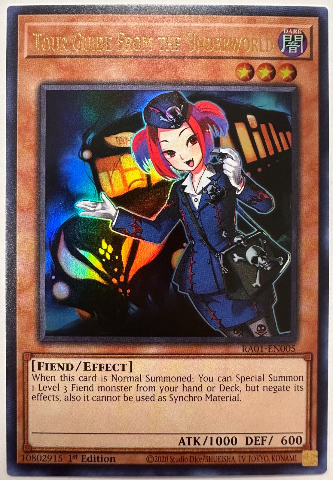 Yugioh! - Tour Guide From The Underworld - RA01-EN005 - Ultra Rare - NM ...