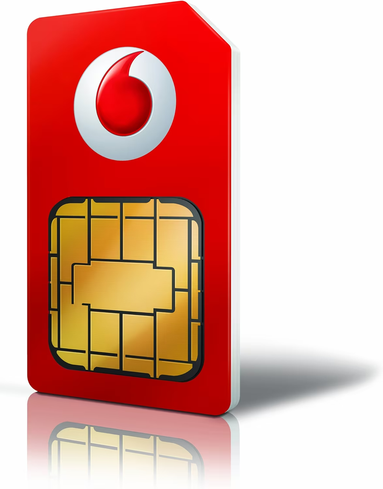 Prepaid Triple-Cut SIM Card – Vodafone Network – Sealed Single Pack ...