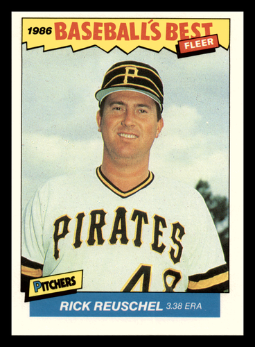 1986 Fleer Baseball's Best Rick Reuschel Pirates #27 Near Mint NM | eBay