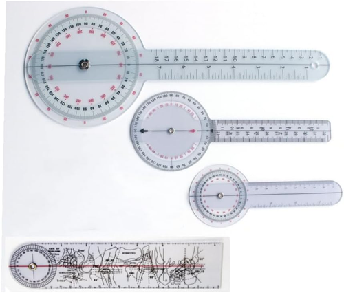 4 PCS Goniometer Set,Goniometer 6/8/12 Inch Occupational Physical ...