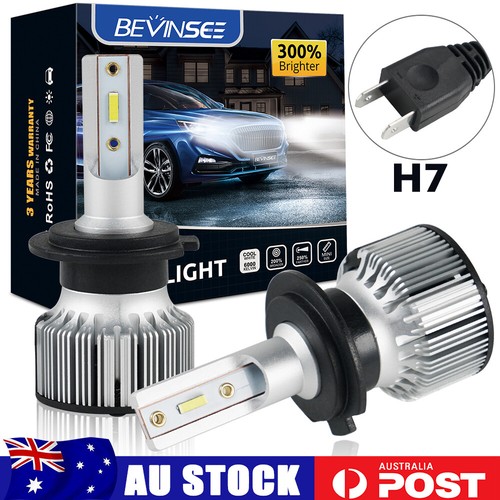 2x H7 LED Headlight Bulb 6000LM Low Beam for Mercedes Sprinter 00-06 ...