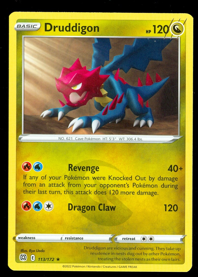 Druddigon Pokemon Card