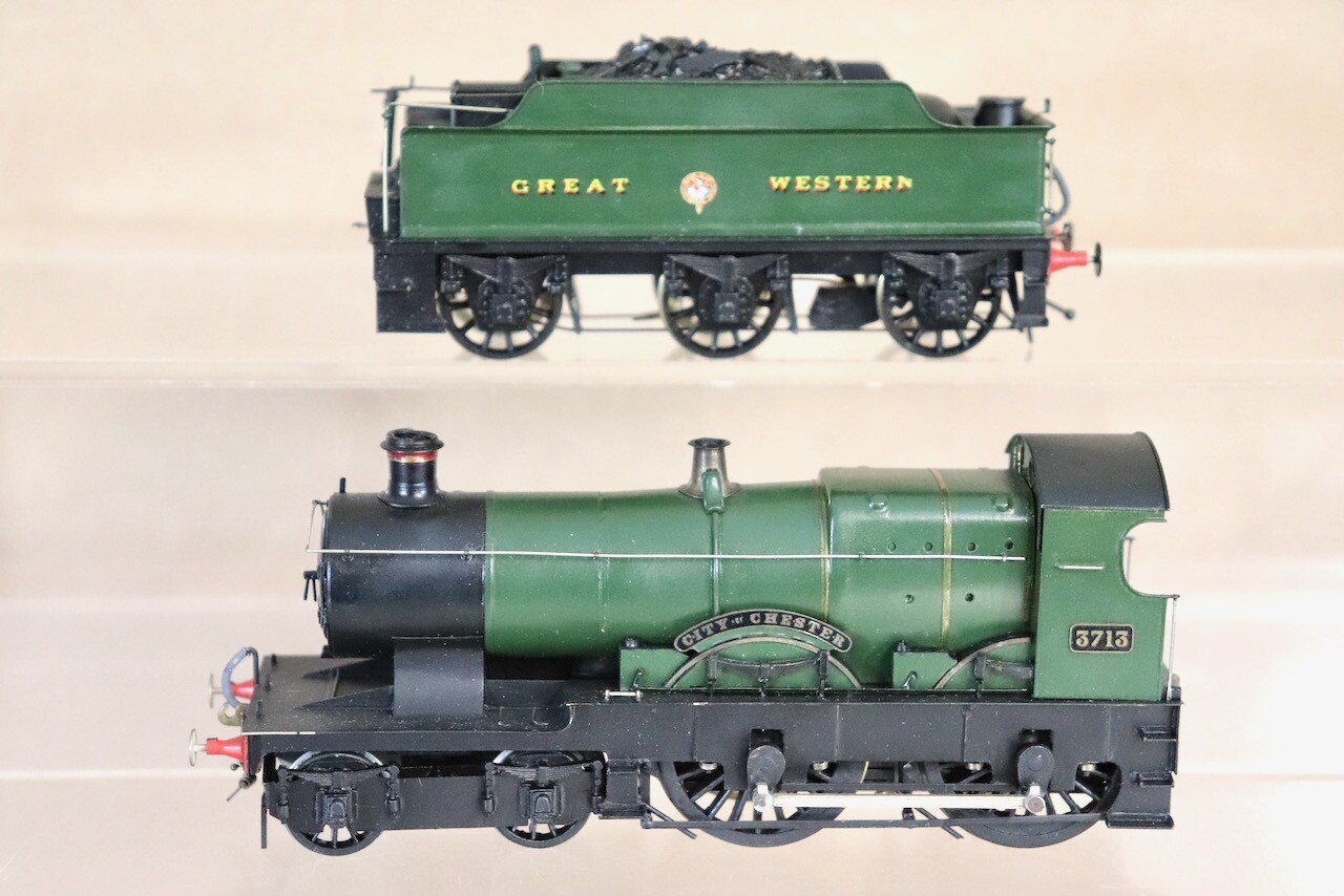 EM GAUGE KIT BUILT GW GWR 4-4-0 3700 CLASS LOCOMOTIVE 3713 CITY of ...