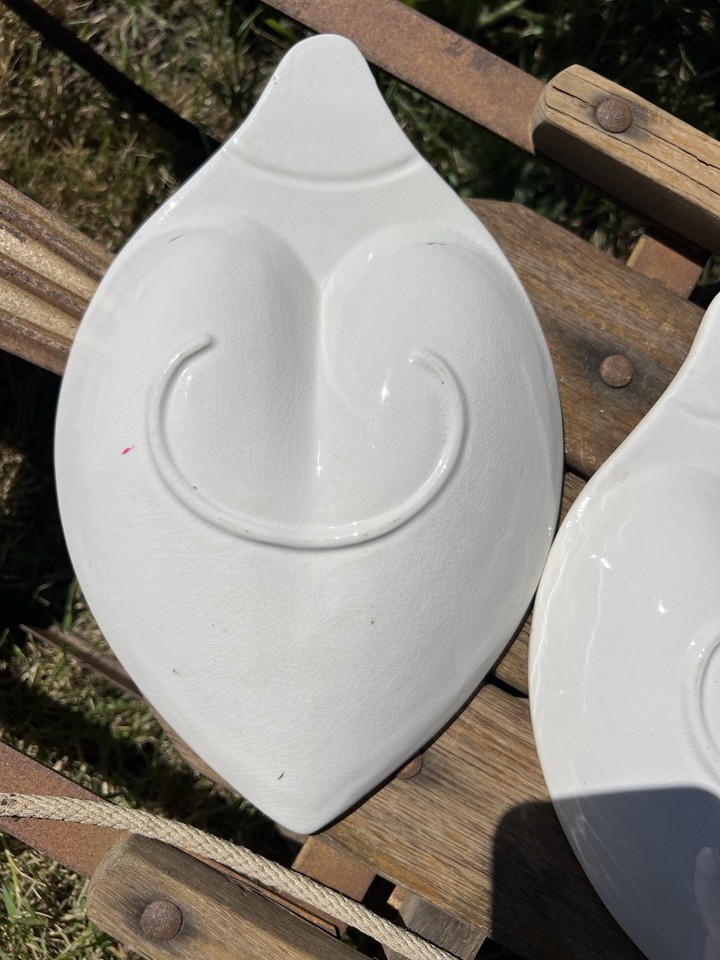 VTG Nasco Del Coronado Japan Heart-Shaped Bowls – Fruit & Nut Pattern ...