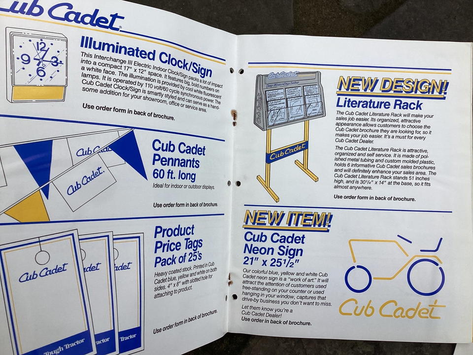 Rare Vintage Original Cub Cadet Dealer Identification Signs, Signage ...