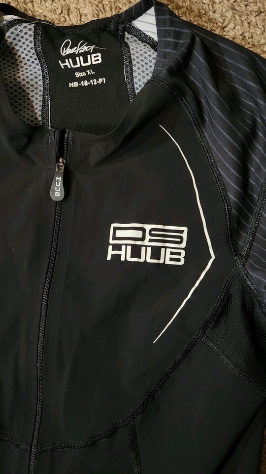 HUUB DS Long Course Tri Suit Men’s Race Suit Black Size XL HB-18-12-P7 ...