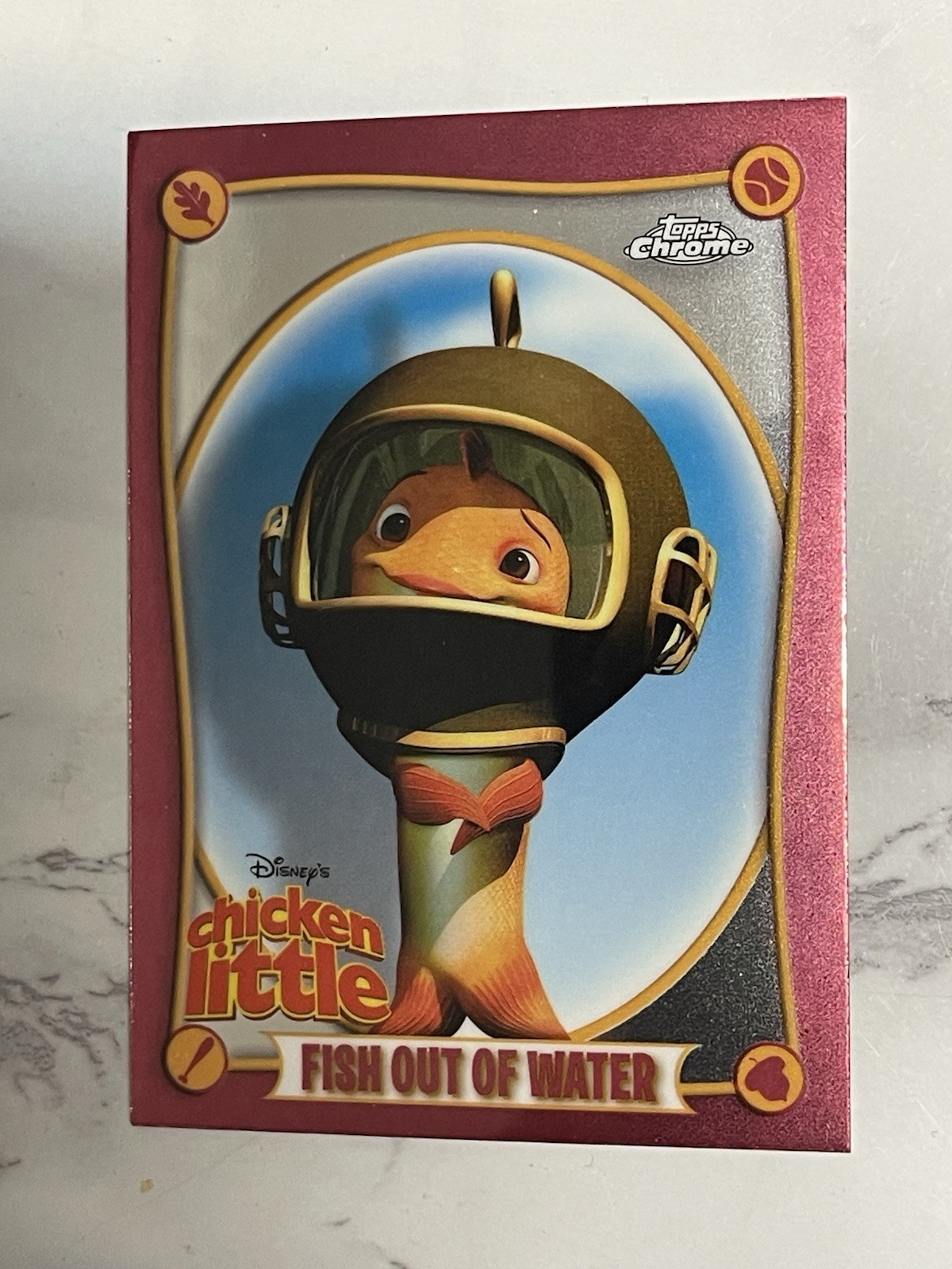 2025 Topps Chrome Disney Chicken Little Fish Out Of Water #CL-4 | eBay