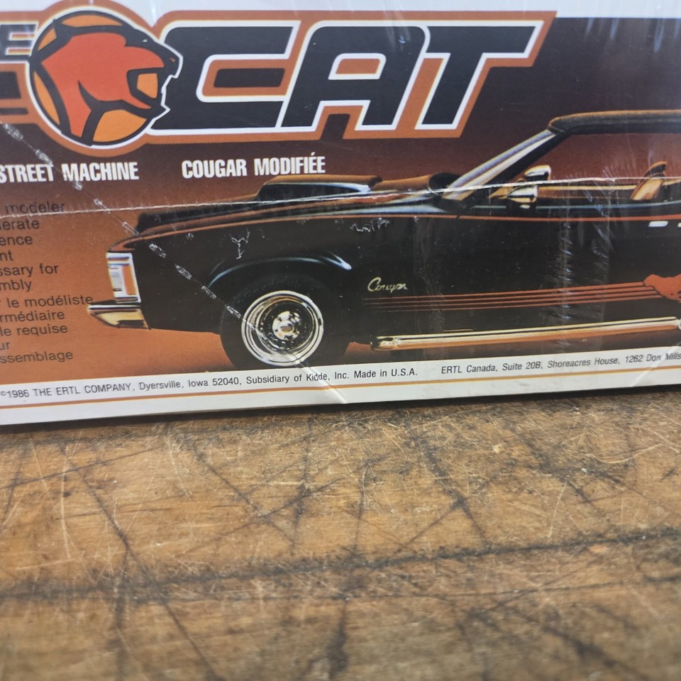 MPC THE CAT [RARE SEALED] COUGAR STREET MACHINE MODEL KIT 1/25 SCALE | eBay