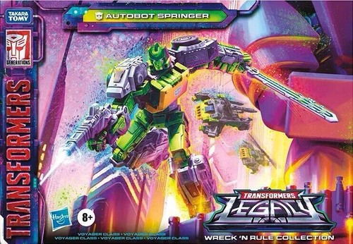 HASBRO PLUSE TRANSFORMERS LEGACY WRECK N RULE VOYAGER SPRINGER ACTION ...