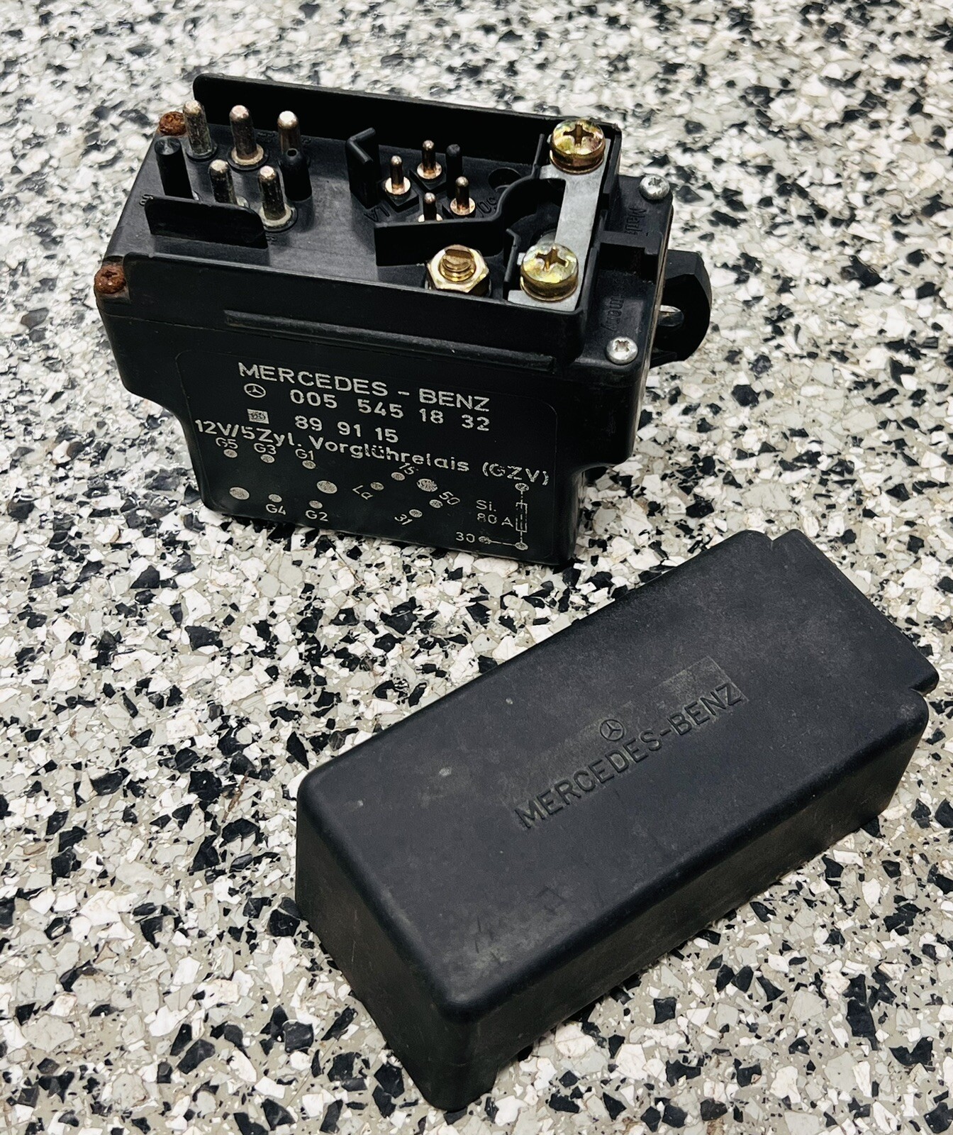 Mercedes W201 190D 190 D 2.5 5 Cyl. OM602 NA Glow Plug Relay 0055451832 ...