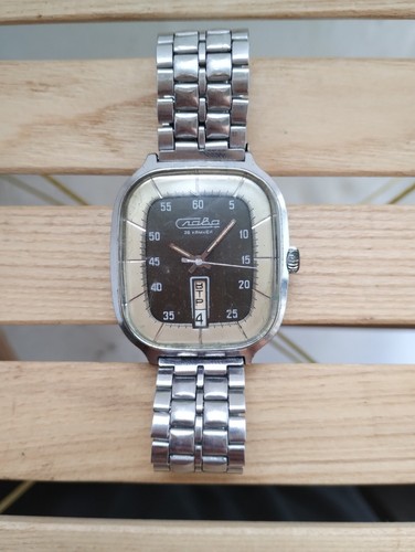 Vintage watch Slava fridge wristwatch Soviet USSR SERVICED 26 jewels | eBay