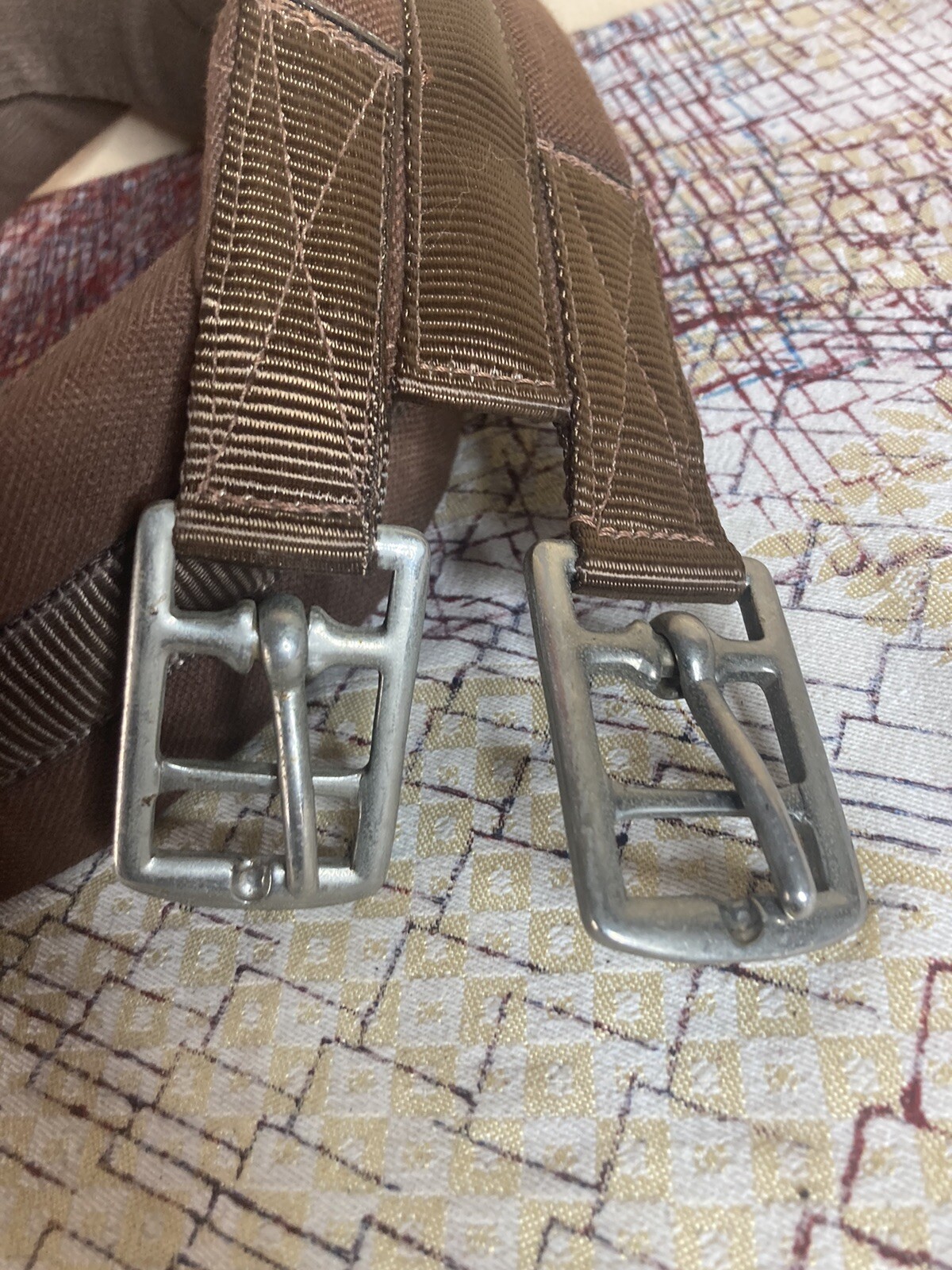 COTTAGE CRAFT 50” BROWN ENGLISH GIRTH METAL WITH NYLON BUCKLES MADE IN ...