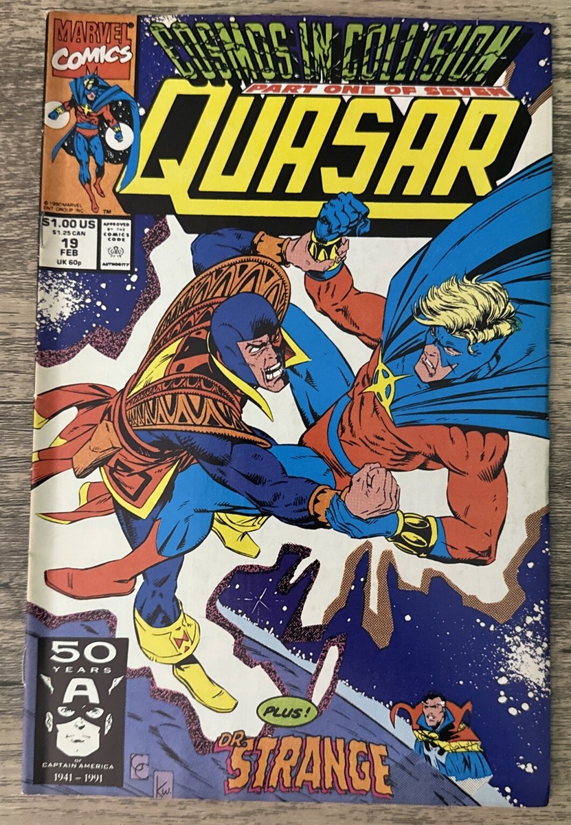 Quasar Comic Issue 19 Copper Age First Print 1991 📖 Let's Read!