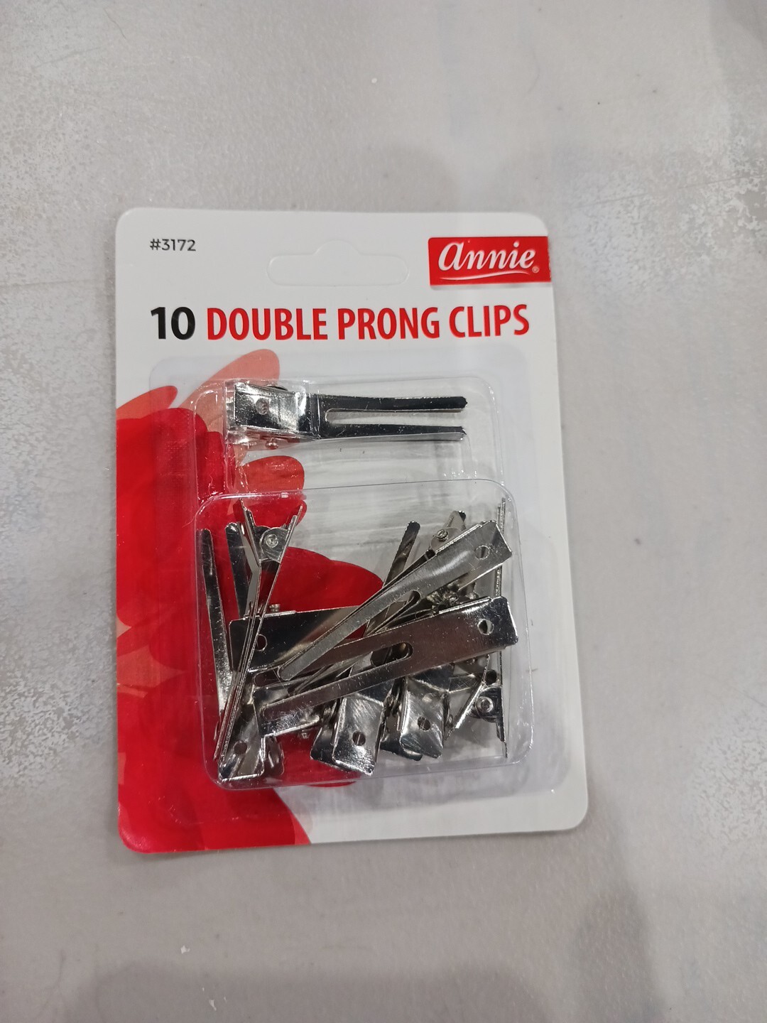 ANNIE DOUBLE PRONG CLIPS 10 PCS #3172 DURABLE METAL HAIR CLIP | eBay