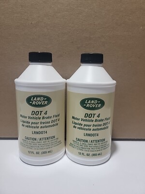 Land Rover Genuine Brake Fluid DOT4 LRNDOT4 2-Pack | OE Warranty