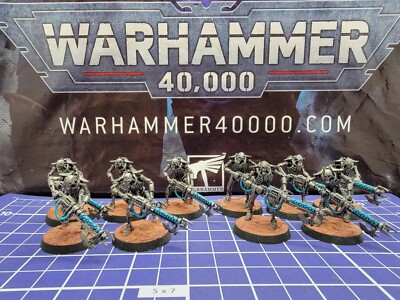 Warhammer 40k Necrons Warriors ×10 ProPainted - Gauss Flayers Necron ...