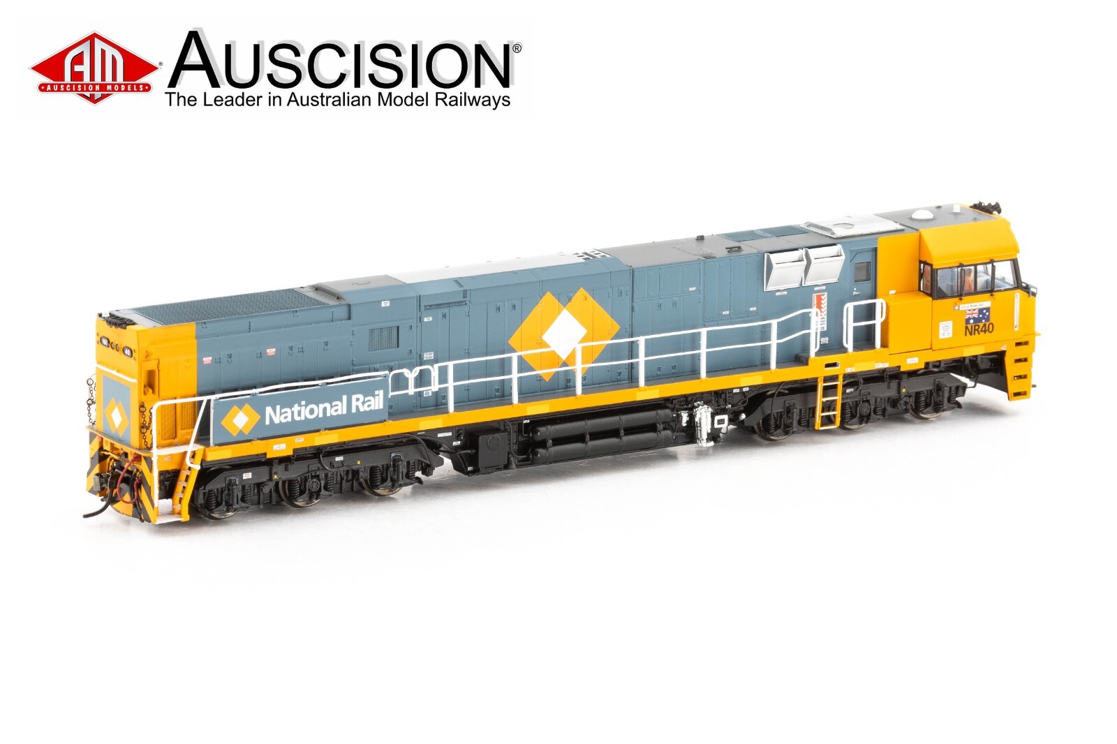 Auscision (NR-36) NR40 National Rail with 'The Ghan' Logo-Orange/Grey ...