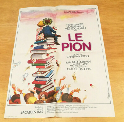 AFFICHE CINEMA FILM LE PION CHRISTIAN GION HENRI GUYBET 1978 | eBay