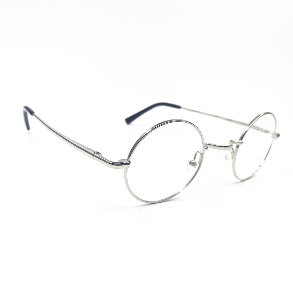 Vintage Small Round Eyeglass Frames Metal Full Rim Optical unisex ...