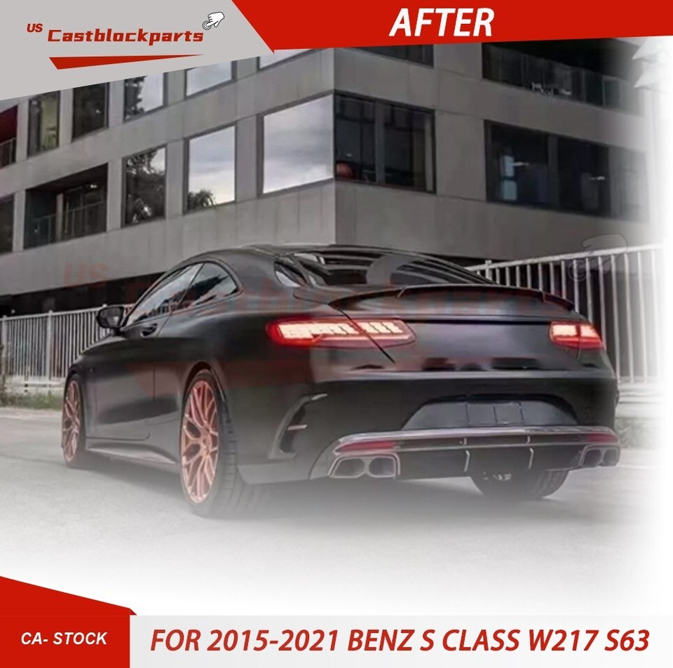 For 2015-2021 Mercedes Benz S class Coupe C217 W217 S63 AMG style ...