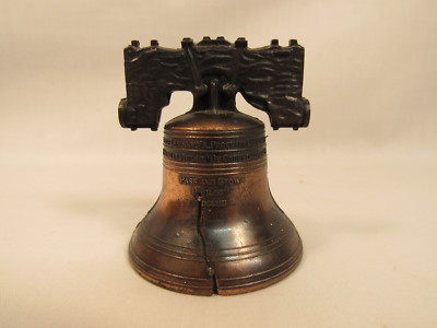 Vintage Miniature Philadelphia Liberty Bell Bronze Historical Replica ...