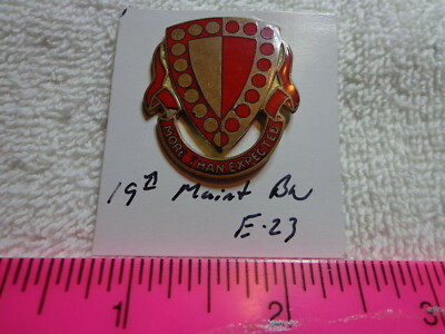 19th Maintenance Battalion E-23 Unit Crest, DI (DRAW#R5) | eBay