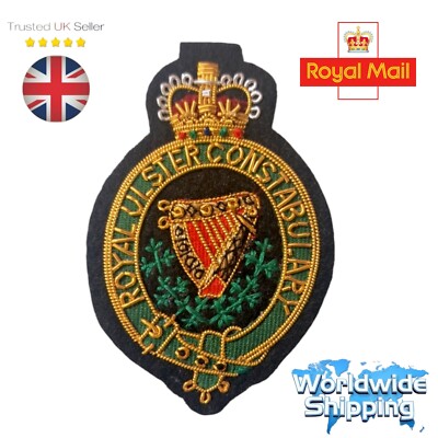 Royal Ulster Constabulary RUC Hand Embroidered Blazer Patch | eBay
