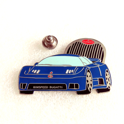 Pin's lapel pin enamel pins BUGATTI RINSPEED EB 110 Voiture & calandre ...