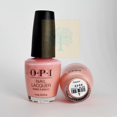 OPI Nail Lacquer 0.5oz/15mL Brand New Authentic - Passion - H19 | eBay