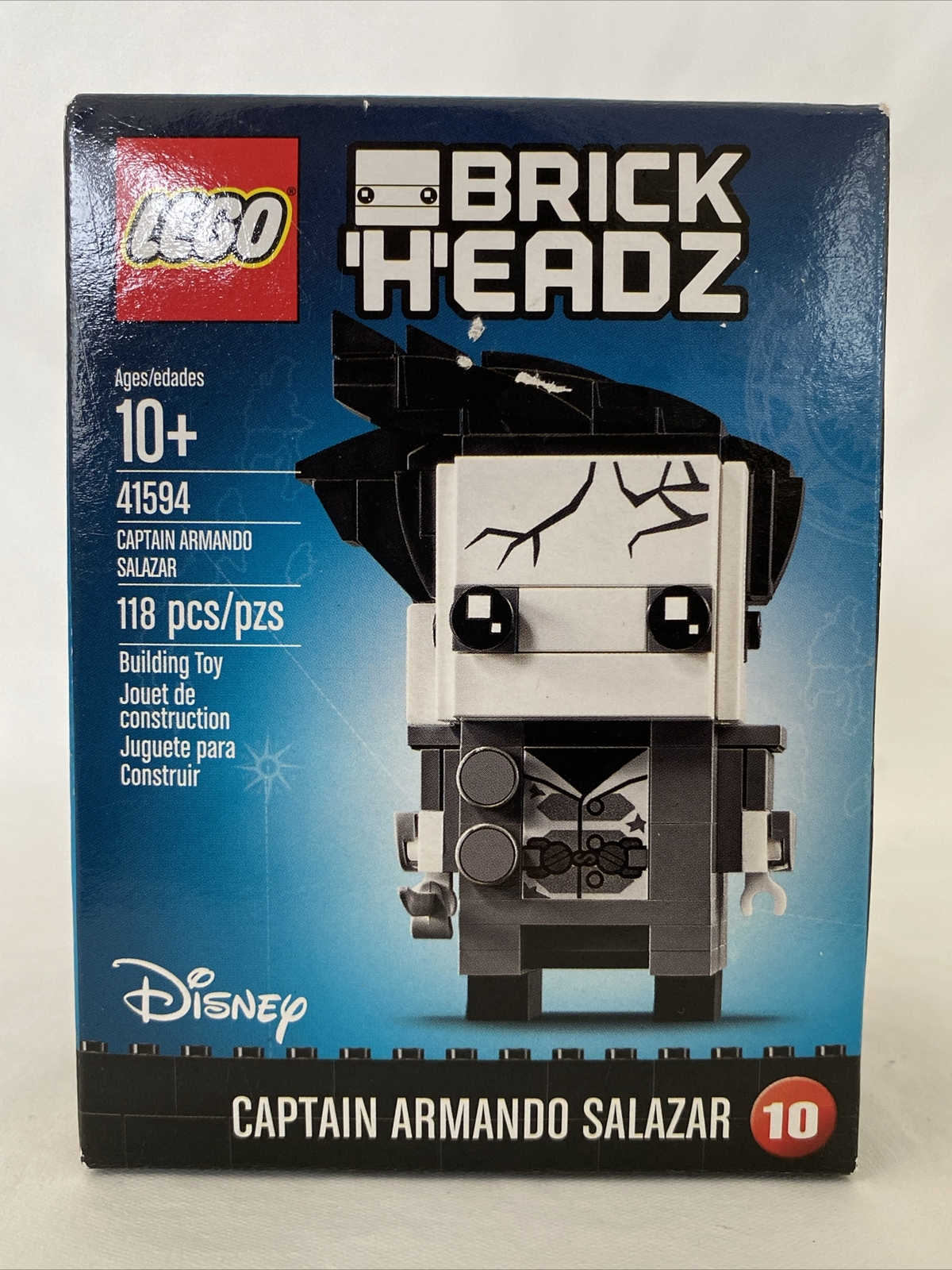 Lego 41594 BRICKHEADZ Pirates of The Caribbean CAPTAIN ARMANDO SALAZAR ...