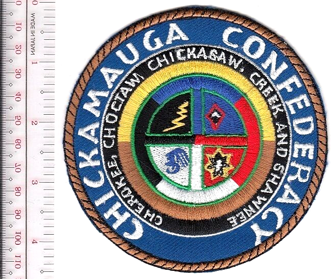 American Indian Tribe Seal Florida Creek Cherokee Band Chickamauga vel ...