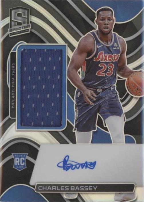 2021-22 Panini Spectra - Rookie Jersey Autograph Charles Bassey #207 / ...
