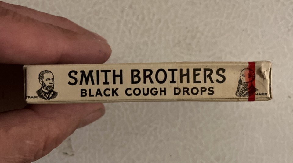 Vintage 1946-52 Smith Brothers Black Cough Drop Box NOS Full Unopened ...