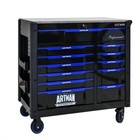 12 Drawers Rolling Tool Box Cart Tool Storage Cabinet Steel Lockable ...