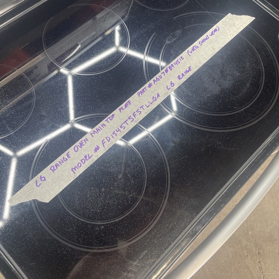 LG RANGE COOKTOP LIGHT SCRATCHES PART # AGU70894512 | eBay