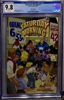 Wolverine: Revenge #1 Saturday Morning VARIANT CGC 9.8 Graded Comic ...