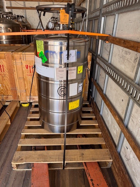 DOM 2022 (3) AVAILABLE Liquid Helium Dewar 100 Liter Cryofab Model CMSH ...