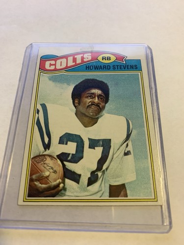 1977 Topps Baltimore Colts Football Card #328 Howard Stevens - A3/A4 | eBay
